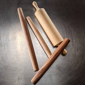 Spindle Turned Rolling Pins on the Lathe